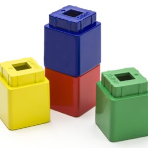 Didax - DD211255 Jumbo Unifix Cubes, Multicolor, Large (Set of 20)