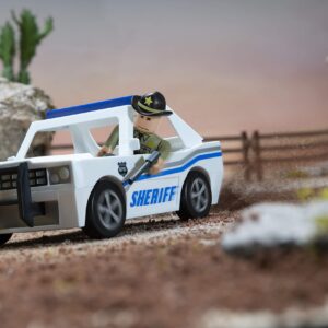 Roblox Action Collection - The Neighborhood of Robloxia Patrol Car Vehicle [Includes Exclusive Virtual Item]