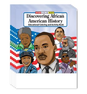 zoco - black history educational coloring books (25 bulk pack, without crayons) - african american history month handout - games, puzzles, activities for kids