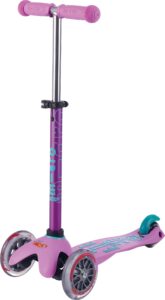 mini deluxe 3-wheeled, lean-to-steer, swiss-designed micro scooter for kids, ages 2-5 (lavender)…