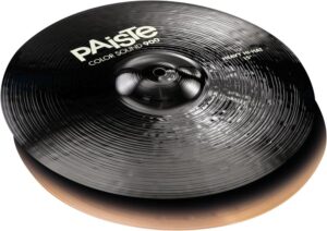 paiste 15 inches color sound 900 black hi-hat cymbals