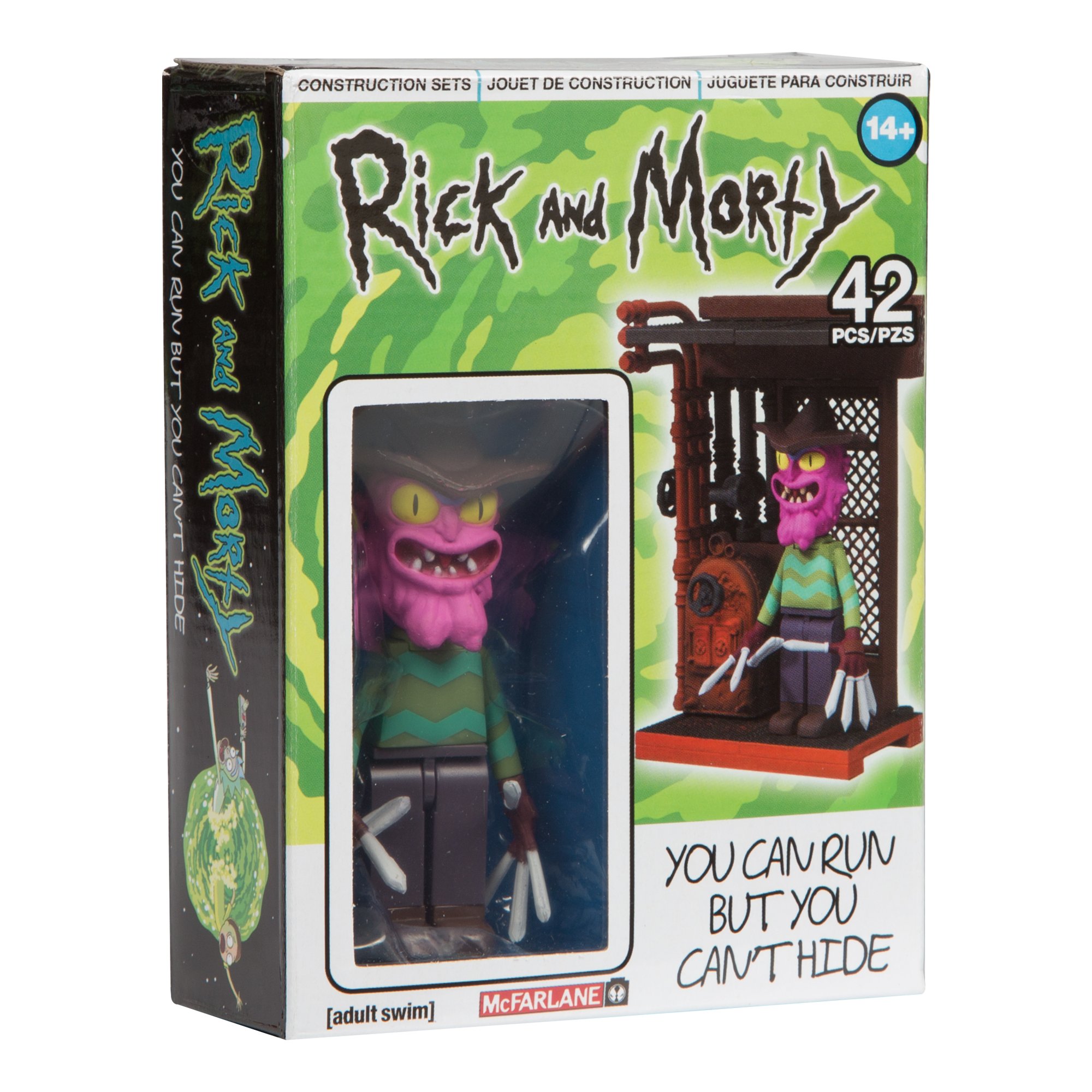 McFarlane Toys Rick & Morty You Can Run But You Can't Hide Micro Construction Interlocking Building Set