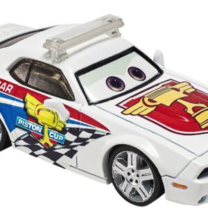 Disney Cars Toys Toys Pat Traxson Die-cast Vehicle, Miniature, Collectible Racecar Automobile Toys Based on Cars Toys Movies, For Kids Age 3 and Older, Multicolor, DXV80