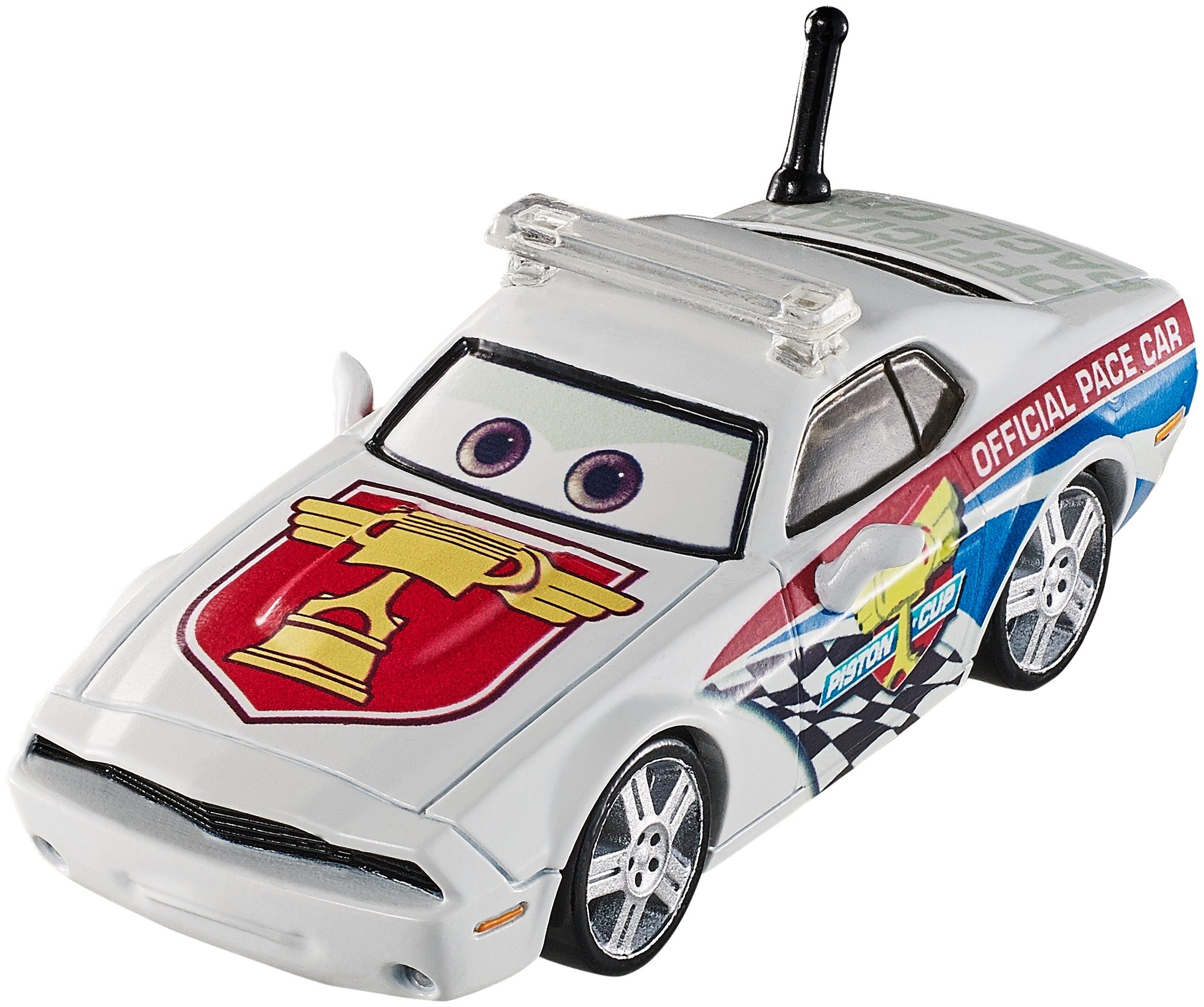 Disney Cars Toys Toys Pat Traxson Die-cast Vehicle, Miniature, Collectible Racecar Automobile Toys Based on Cars Toys Movies, For Kids Age 3 and Older, Multicolor, DXV80