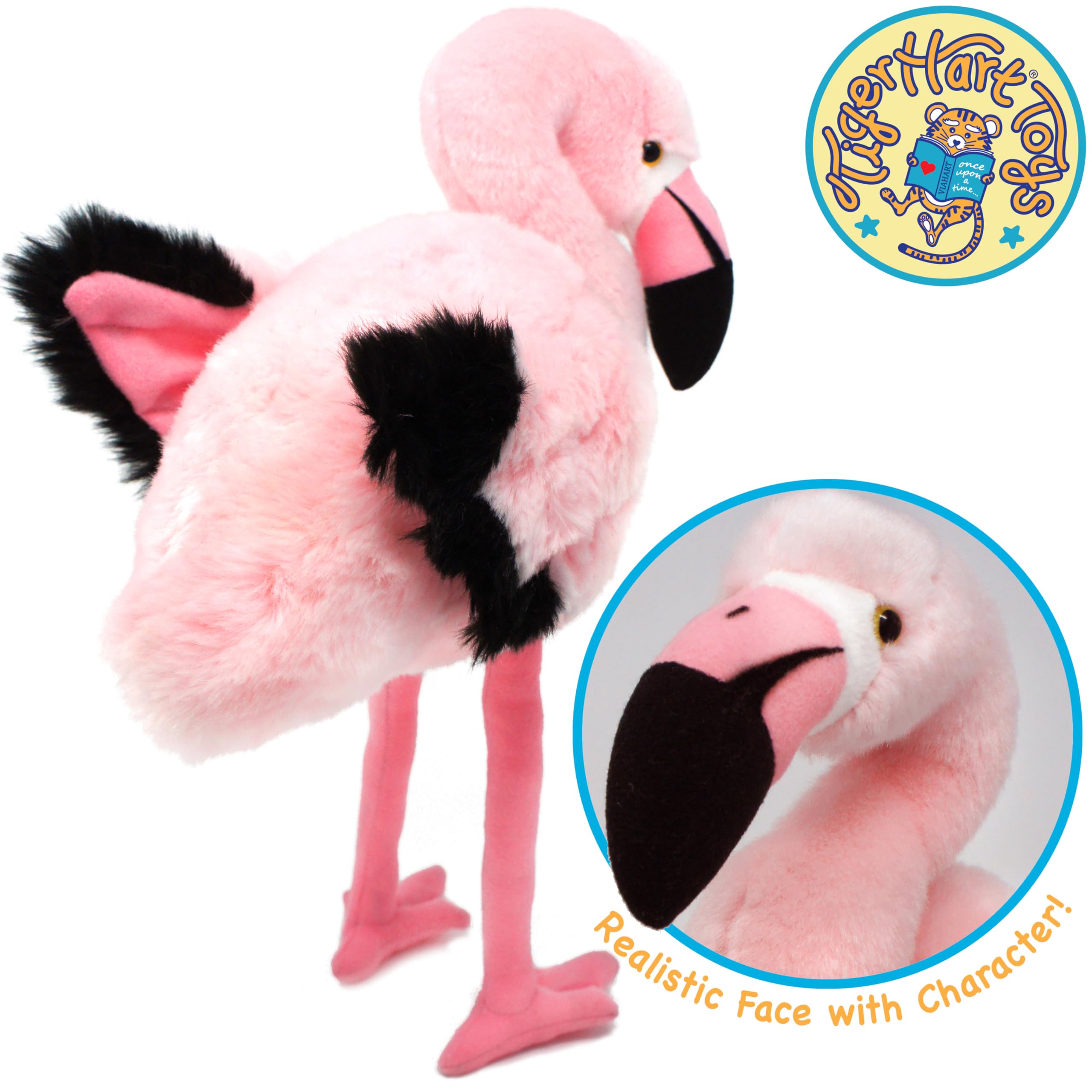 TigerHart Fay The Flamingo - 13 Inch Stuffed Animal Plush