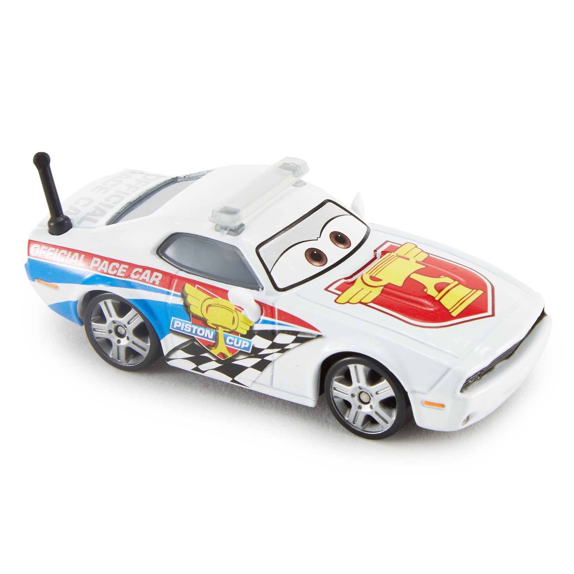 Disney Cars Toys Toys Pat Traxson Die-cast Vehicle, Miniature, Collectible Racecar Automobile Toys Based on Cars Toys Movies, For Kids Age 3 and Older, Multicolor, DXV80