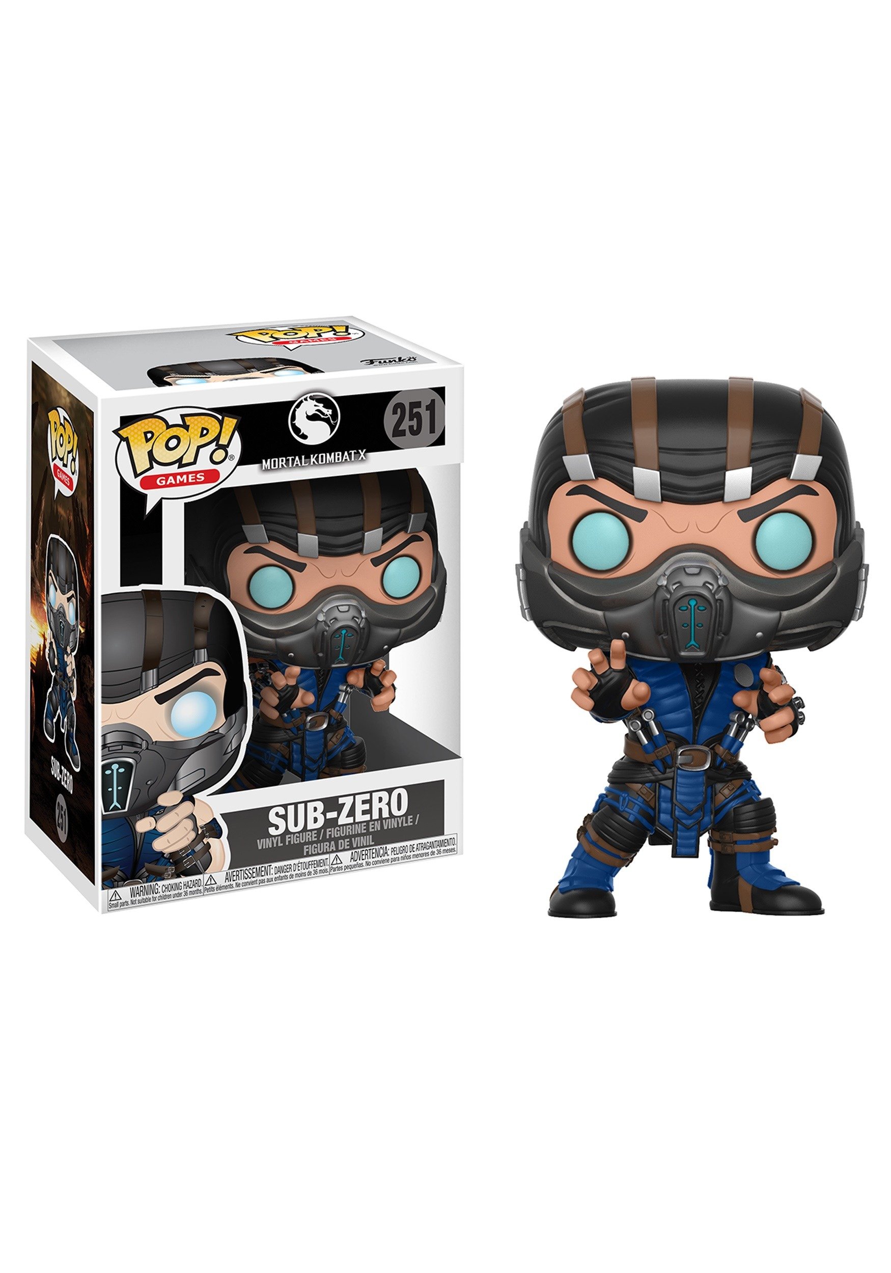 Funko Pop Games: Mortal Combat - Subzero (Styles May Vary) Collectible Vinyl Figure