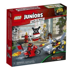 lego juniors shark attack 10739 building kit (108 piece)