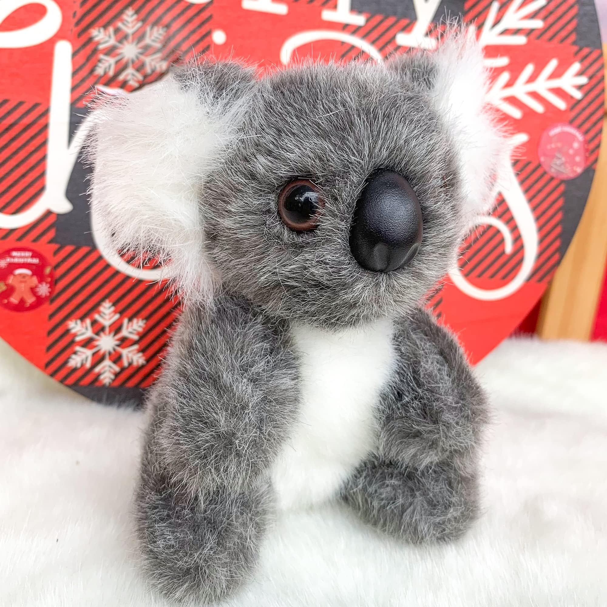 Lazada Stuffed Animal Koala Bear Mama Koala Hold Baby Koala Plush Toy Animal Toys 11.5 Inches