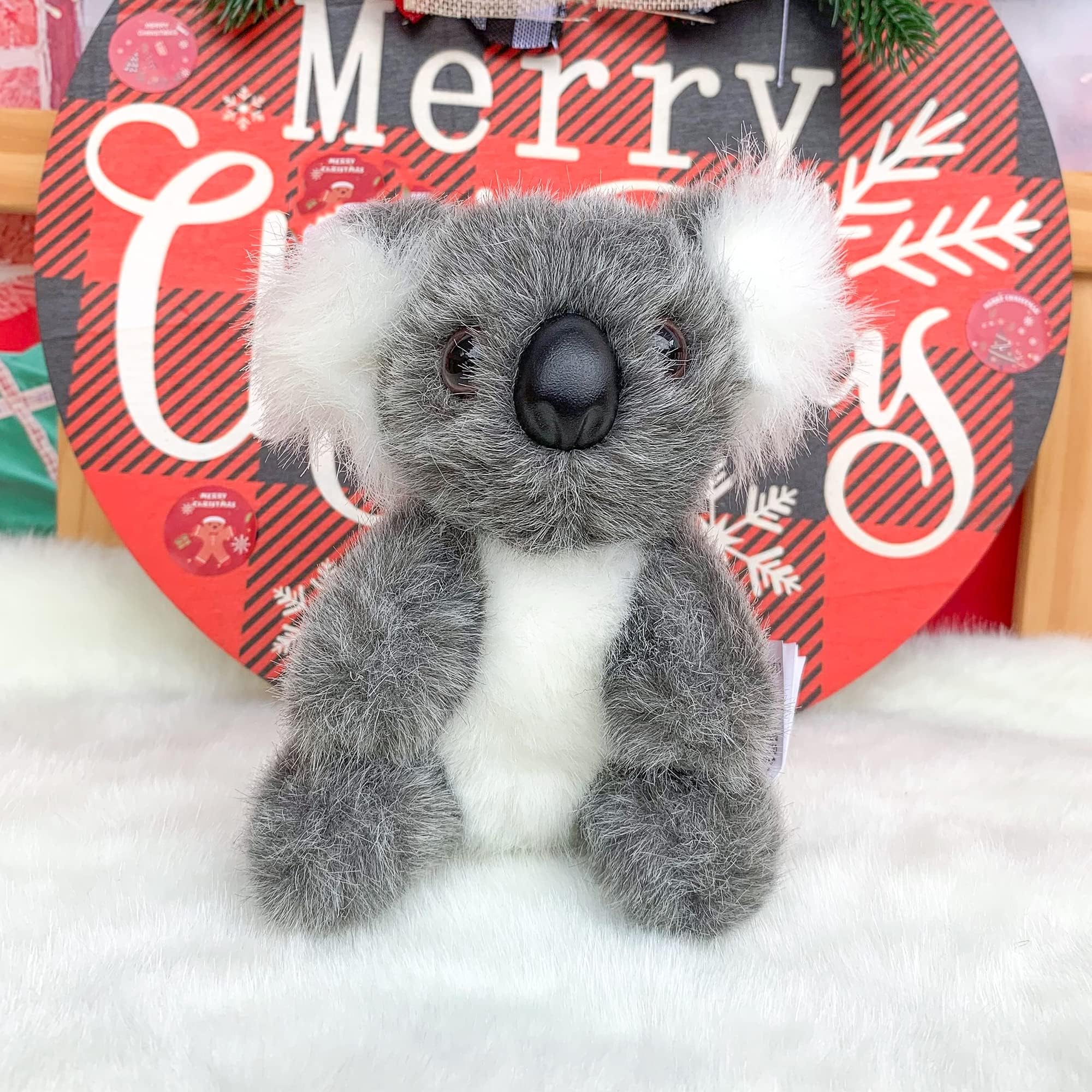 Lazada Stuffed Animal Koala Bear Mama Koala Hold Baby Koala Plush Toy Animal Toys 11.5 Inches