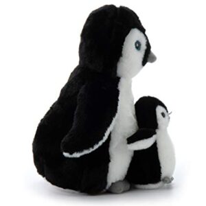 The Petting Zoo Softee Penguin Stuffed Animals, Mom and Baby, Gifts for Kids, Penguin Plush Toy 12 inches