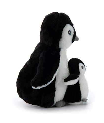 The Petting Zoo Softee Penguin Stuffed Animals, Mom and Baby, Gifts for Kids, Penguin Plush Toy 12 inches