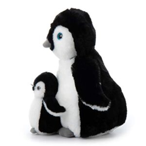 The Petting Zoo Softee Penguin Stuffed Animals, Mom and Baby, Gifts for Kids, Penguin Plush Toy 12 inches