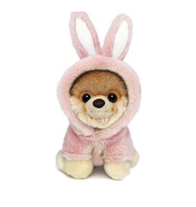 gund boo, the world's cutest dog bunny stuffed animal, bunny plush toy for ages 1 and up, 5"