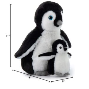 The Petting Zoo Softee Penguin Stuffed Animals, Mom and Baby, Gifts for Kids, Penguin Plush Toy 12 inches