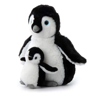 The Petting Zoo Softee Penguin Stuffed Animals, Mom and Baby, Gifts for Kids, Penguin Plush Toy 12 inches