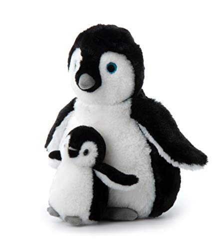 The Petting Zoo Softee Penguin Stuffed Animals, Mom and Baby, Gifts for Kids, Penguin Plush Toy 12 inches