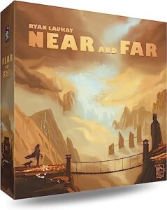 near and far by red raven games, strategy board game