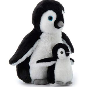 The Petting Zoo Softee Penguin Stuffed Animals, Mom and Baby, Gifts for Kids, Penguin Plush Toy 12 inches