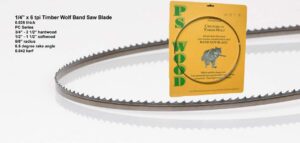 ps wood timber wolf 91 x 1/4 x 6 tpi band saw blade