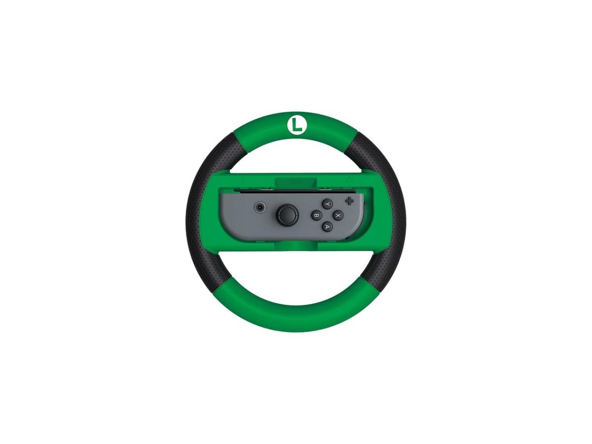 HORI Nintendo Switch Mario Kart 8 Deluxe Wheel (Luigi Version) Officially Licensed By Nintendo - Nintendo Switch