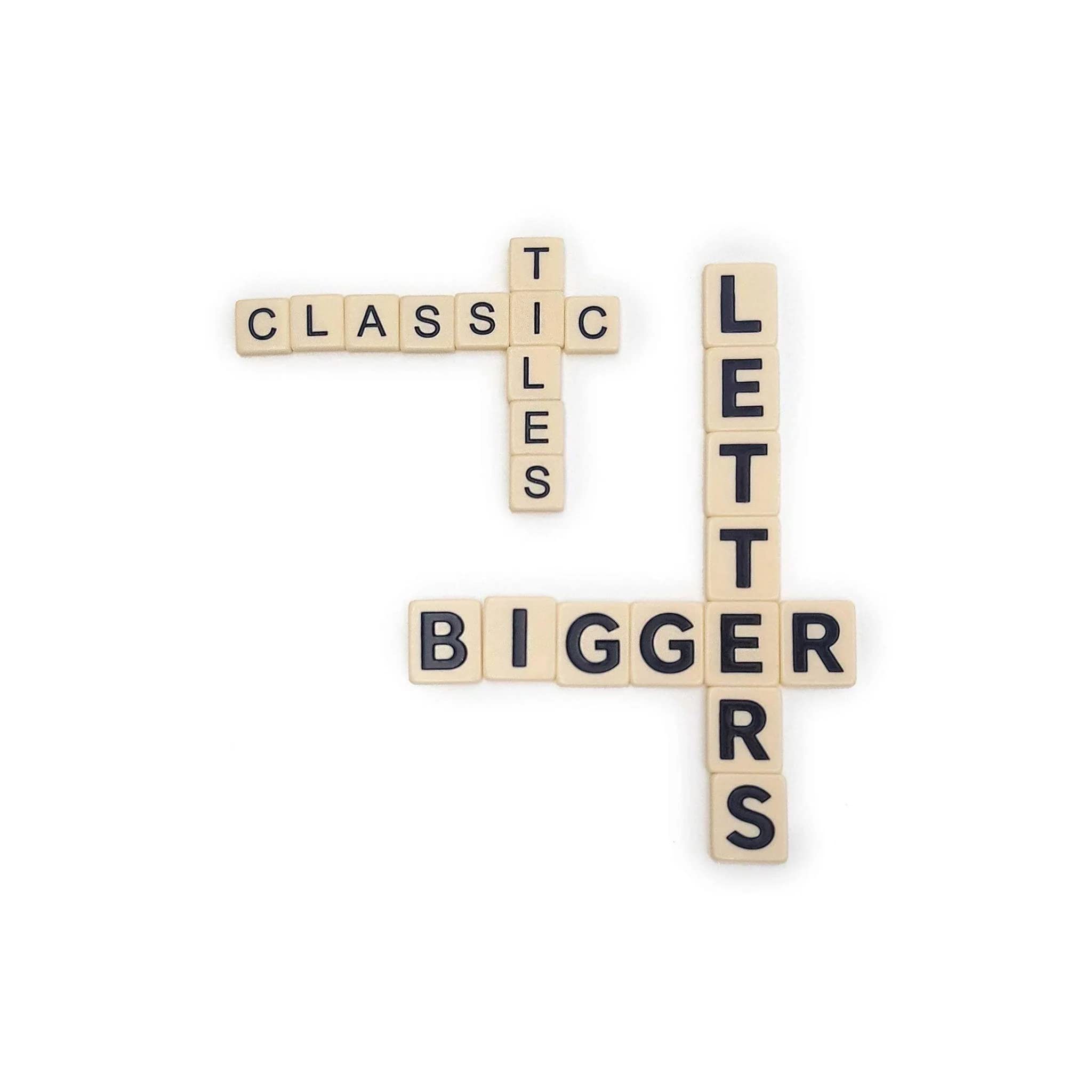 Big Letter BANANAGRAMS: Family Word Game With Easy To See And Handle Letter Tiles