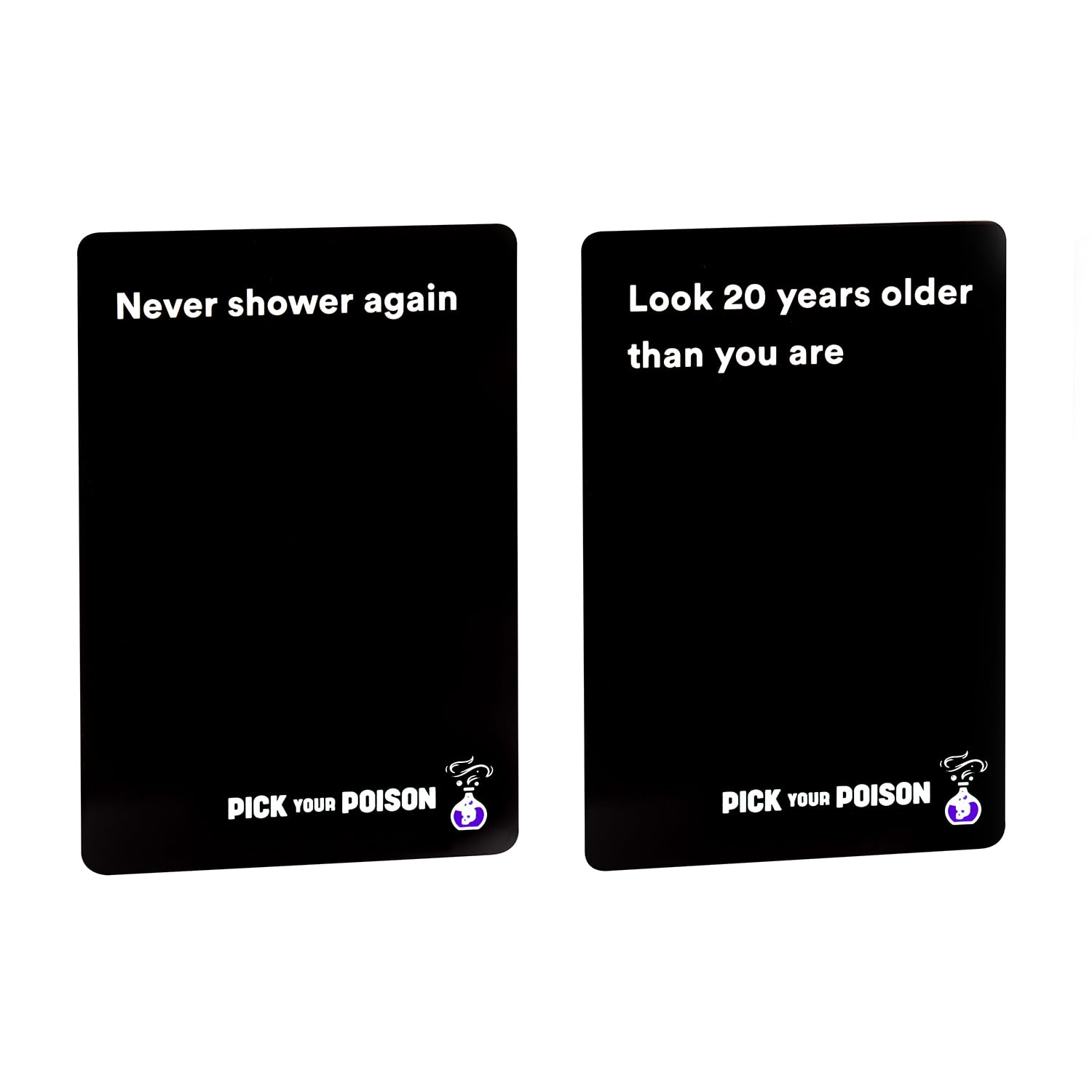 Pick Your Poison Party Game - The “What Would You Rather Do?” Family Card Game - for Kids, Adults, and Families, Great for a Halloween Party or a Fun Game Night with Friends