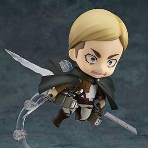 Good Smile Attack On Titan Commander Erwin Smith Nendoroid Action Figure