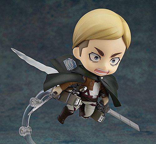 Good Smile Attack On Titan Commander Erwin Smith Nendoroid Action Figure