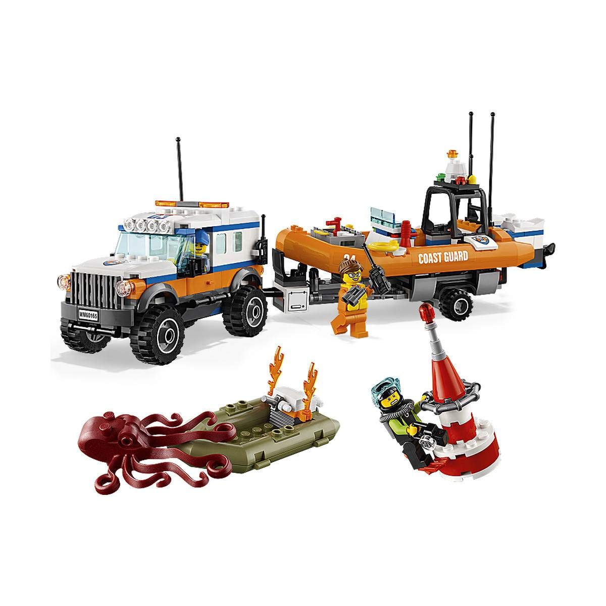 LEGO City Coast Guard 4 x 4 Response Unit 60165 Building Kit (347 Piece)