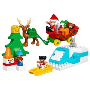 lego duplo town santa's winter holiday 10837 building kit