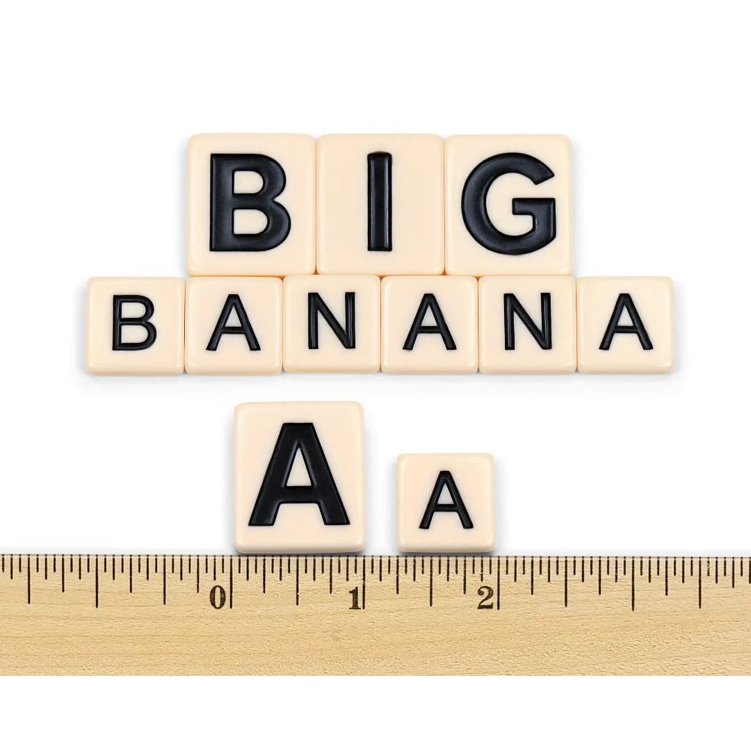 Big Letter BANANAGRAMS: Family Word Game With Easy To See And Handle Letter Tiles