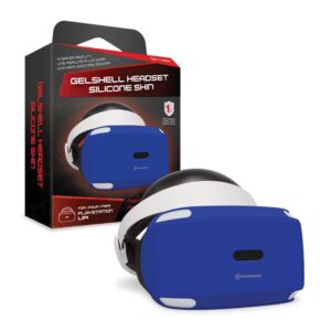 hyperkin gelshell headset silicone skin for ps vr (blue)