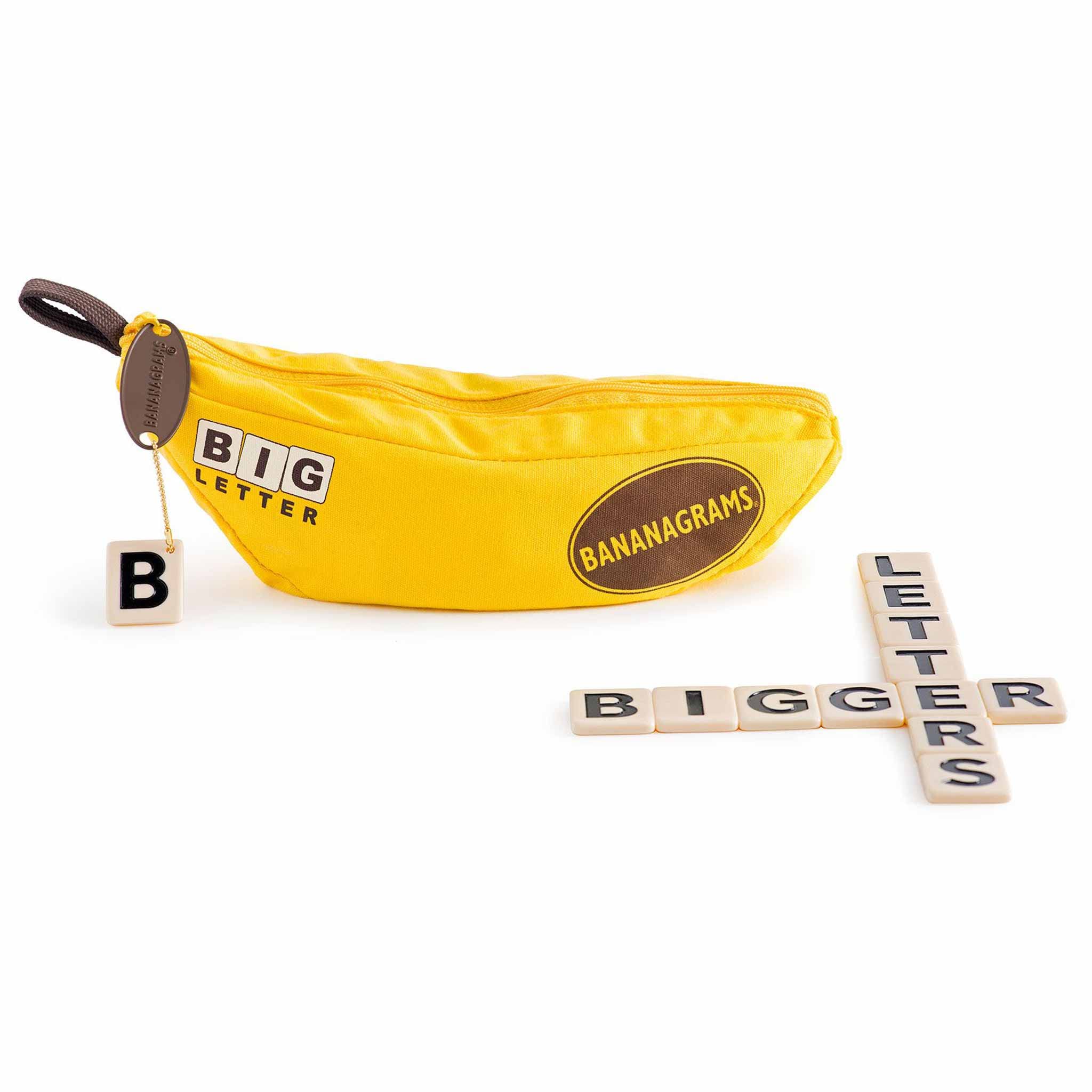 Big Letter BANANAGRAMS: Family Word Game With Easy To See And Handle Letter Tiles