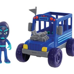 PJ Masks Vehicle & Figure - Night Ninja Bus, Blue