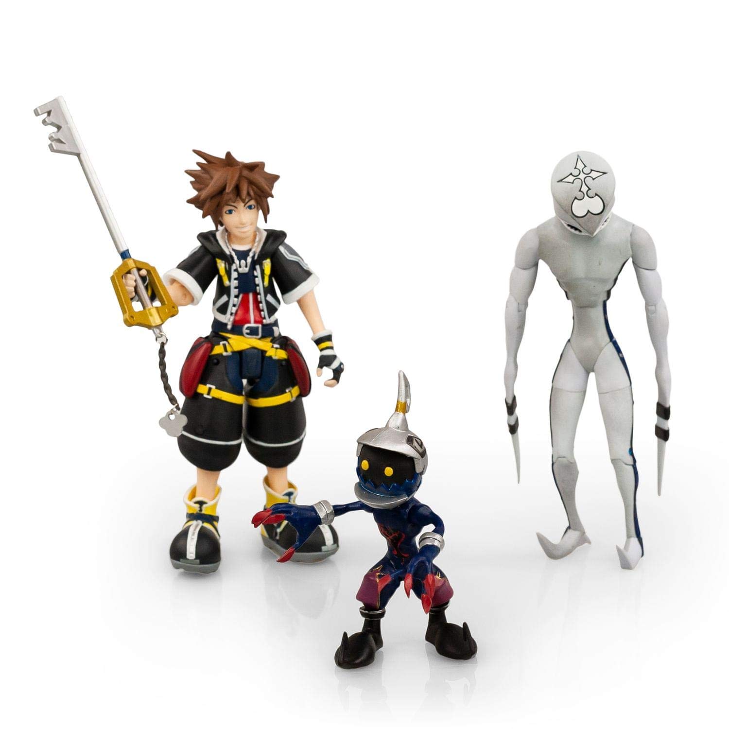 Diamond Select Toys Kingdom Hearts Select: Sora, Dusk, & Soldier Action Figure Set