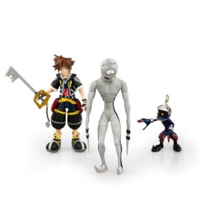 Diamond Select Toys Kingdom Hearts Select: Sora, Dusk, & Soldier Action Figure Set