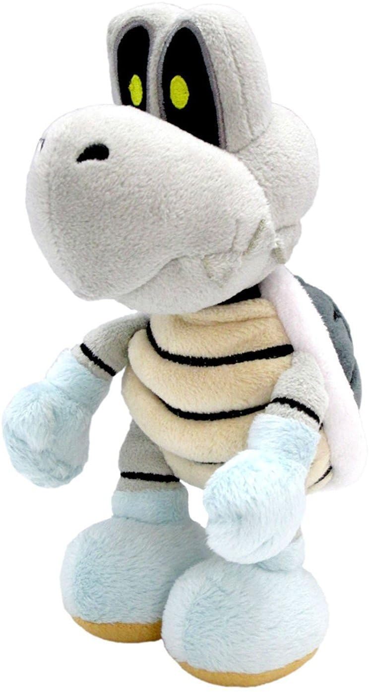 Little Buddy Super Mario All Star Collection 1598 Dry Bones Stuffed Plush, 8",Multi-Colored