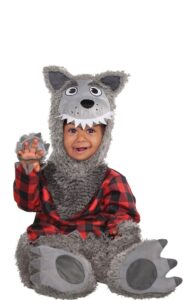 amscan 848191 baby wolf costume, 0-6 months