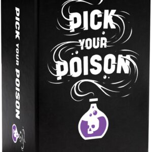 Pick Your Poison Party Game - The “What Would You Rather Do?” Family Card Game - for Kids, Adults, and Families, Great for a Halloween Party or a Fun Game Night with Friends