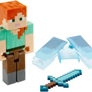 Mattel Minecraft Alex with Elytra Basic Figure