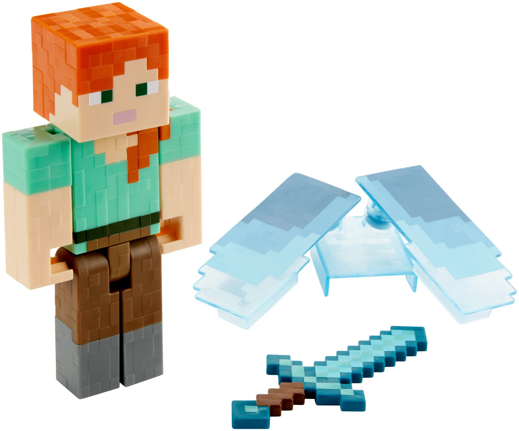 Mattel Minecraft Alex with Elytra Basic Figure