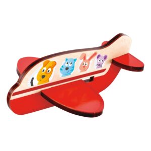 Hape 3D Airplane Puzzle Game, Multicolor, 5'' x 2''