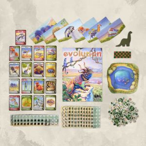 Northstar Game Studio Evolution Board Game | Beautiful Strategy Game for Adults, Teens and Families | Create Species in This Ecosystem Game | 2-6 Players, 60 Minutes, Age 12+