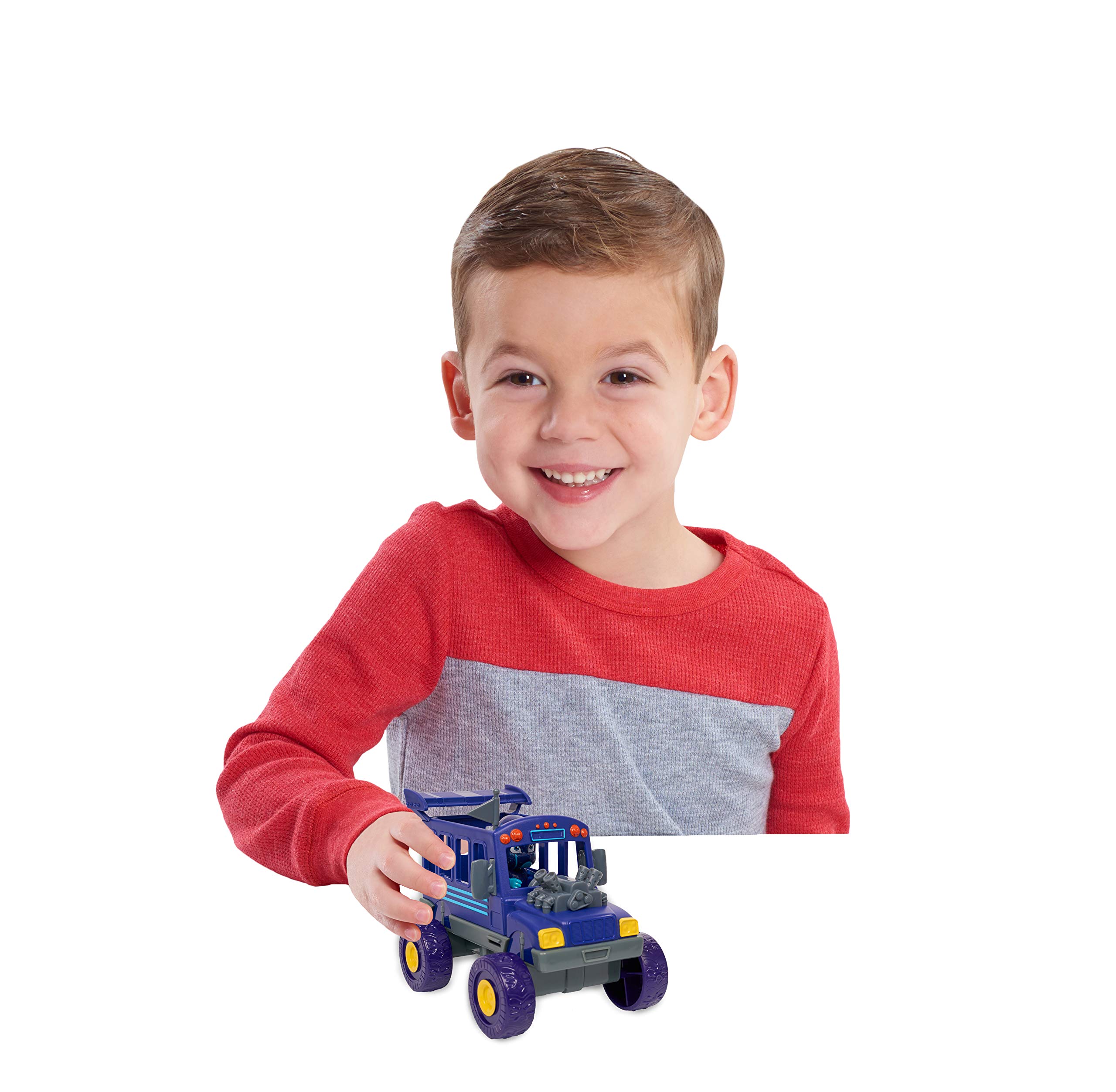 PJ Masks Vehicle & Figure - Night Ninja Bus, Blue