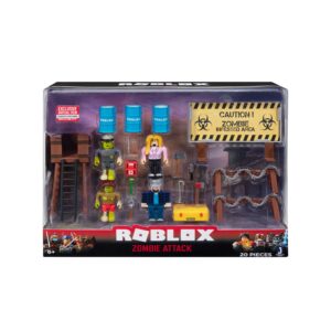 Roblox Action Collection - Zombie Attack Playset [Includes Exclusive Virtual Item]