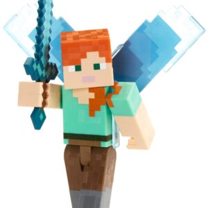 Mattel Minecraft Alex with Elytra Basic Figure