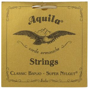 aquila new nylgut aq-1b banjo medium tension dbgdg-set of 5 (4th red series string)