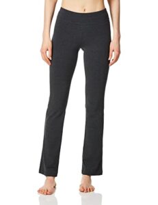 spaldingwomensslimfit yoga pantcharcoal heathermedium