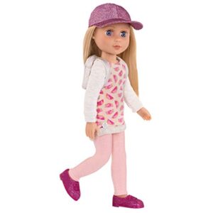 Glitter Girls - Head To Toe Glimmer Tunic & Leggings Deluxe Outfit - 14-inch Doll Clothes & Accessories Toys,Pink